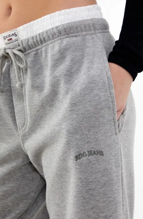 Bdg Urban Outfitters Boxer Wide-Leg Sweatpants In Light Grey - 45